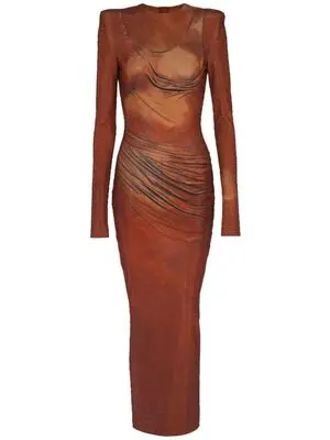 Balmain Printed Evening Dresses