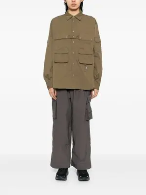 SPOONYARD Multi-pockets Shirt - Brown