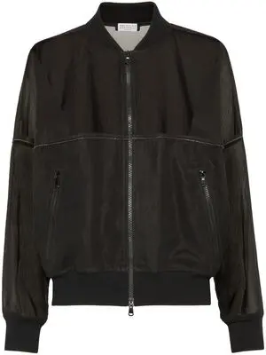 Brunello Cucinelli Monili Bomber Jacket