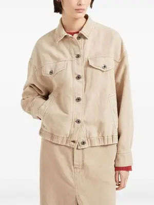 Brunello Cucinelli Monili Jacket - Neutrals