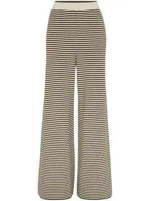 Brunello Cucinelli Striped Sports Pants For Women
