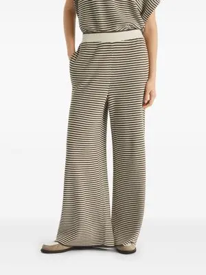 Brunello Cucinelli Cotton Track Trousers