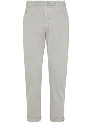 Brunello Cucinelli Straight Jeans - Neutrals