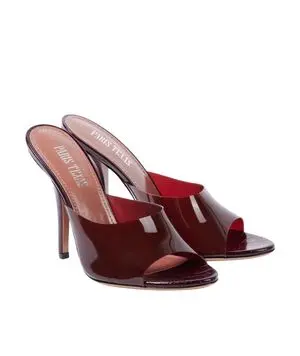 Paris Texas Jessica 105 Pvc Mules - Maroon