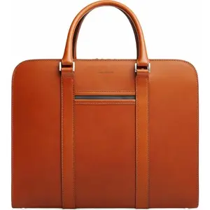 CARL FRIEDRIK Palissy Double Briefcase - Cognac