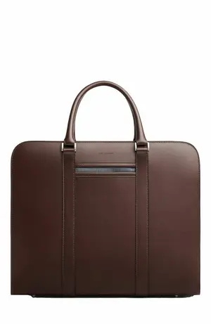 CARL FRIEDRIK Palissy Overnight Briefcase - Chocolate