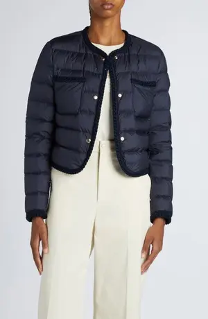 Moncler Gencay Down Jacket - Navy Blue