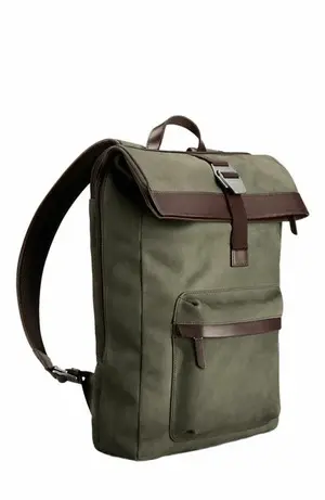 CARL FRIEDRIK City-hopper Nubuck Backpack - Olive