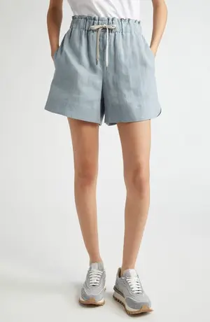 Eleventy Elasticated Shorts For Women