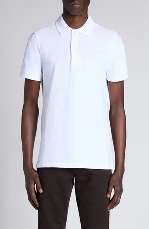 TOM FORD Lyocell & Cotton Piqué Polo