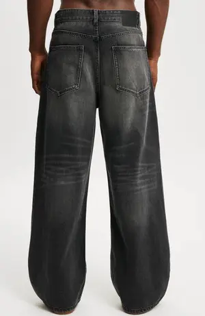 COTTON ON Super Baggy Balloon Jean - Backbone Black