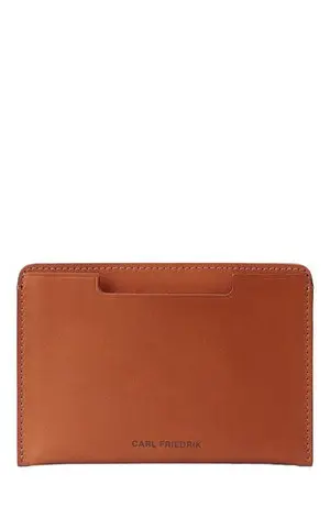 CARL FRIEDRIK Easton Passport Holder - Cognac