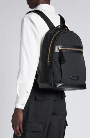 TOM FORD Recycled Nylon Backpack - 1n001 Black