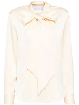 Alex Perry Tie Shirt - Neutrals