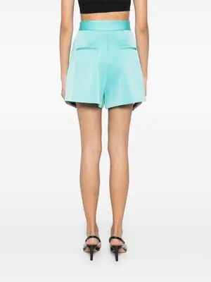 Alex Perry Pleated Shorts - Blue