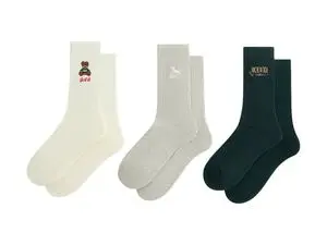 Kith Kithmas 3-pack Crew Socks - Multicolor