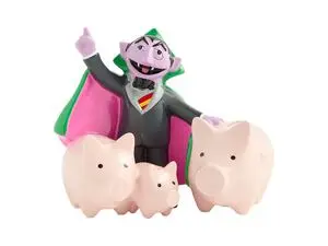 Kith X Sesame Street Count Von Count Piggy Bank - Multicolor