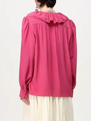Chloé Ruffled V-neck Shirt