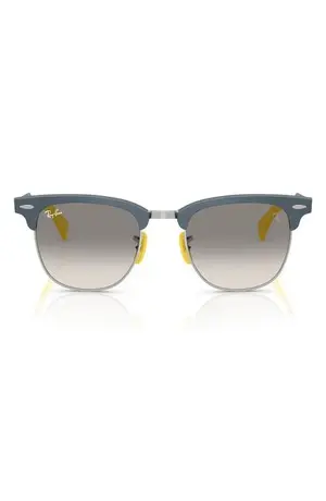 Ray-ban 60mm Scuderia Ferrari Clubmaster Sunglasses - Grey Gradient