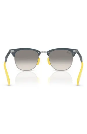Ray-ban 60mm Scuderia Ferrari Clubmaster Sunglasses - Grey Gradient