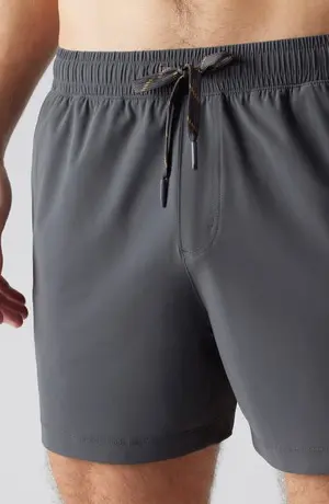 RHONE Pursuit 5-inch Unlined Training Shorts - Asphalt