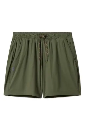 RHONE Pursuit 5-inch Unlined Training Shorts - Lichen Green