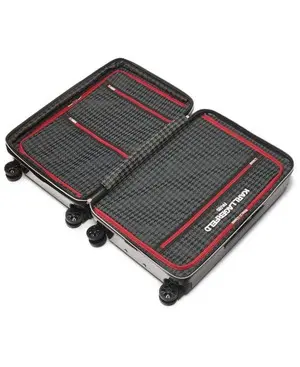 Karl Lagerfeld Karl Flowers Upright Suitcase