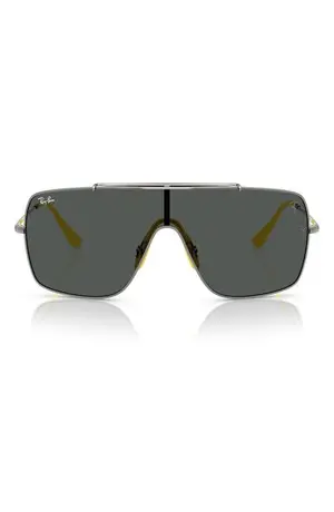 Ray-ban 56mm Shield Sunglasses - Gunmetal