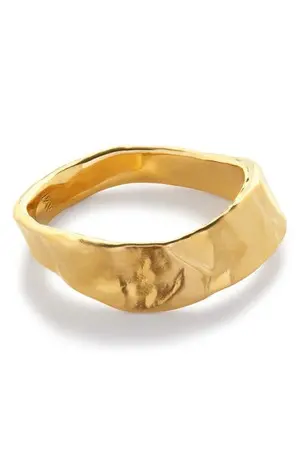 Monica Vinader Capri Stacking Ring - 18k Gold Vermeil