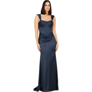 LARA NEW YORK LARA New York Sleeveless Corset Gown Navy