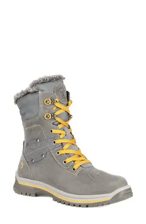 SANTANA CANADA May Waterproof Winter Boots - Grey Mustard