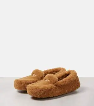 Prada Shearling Loafers
