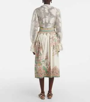 Etro Paisley Printed Midi Skirt