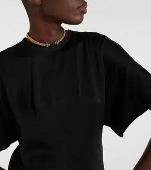 Isabel Marant Étoile Karlita Satin Top - Black