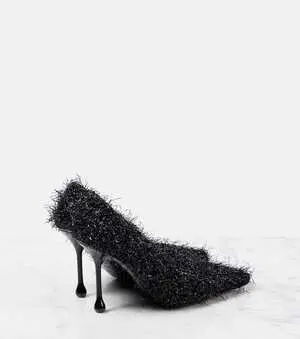 JIMMY CHOO Ixia 95 Tinsel Pumps
