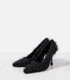JIMMY CHOO Ixia 95 Tinsel Pumps