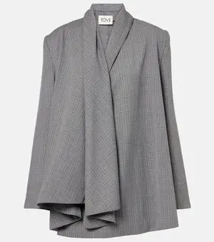 Tove Ren Wool Draped Jacket