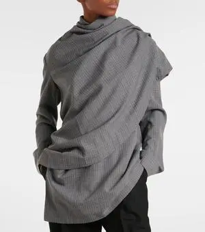 Tove Ren Wool Draped Jacket