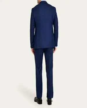 Giorgio Armani Micro-houndstooth 210g Suit