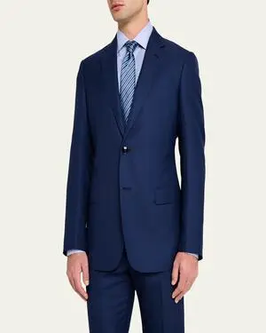 Giorgio Armani Micro-houndstooth 210g Suit