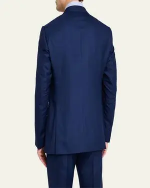 Giorgio Armani Micro-houndstooth 210g Suit