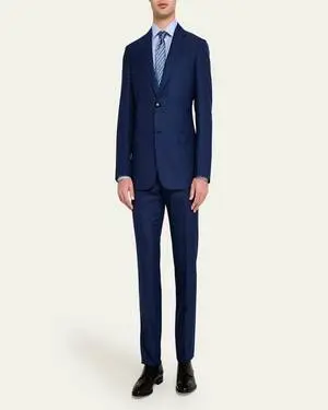 Giorgio Armani Micro-houndstooth 210g Suit