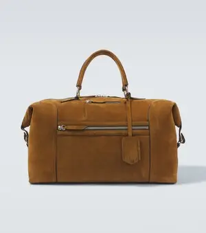 METIER Vagabond Suede Duffel Bag - Brown