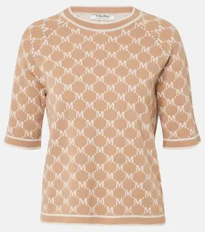 Max Mara Portici Wool And Cashmere Sweater - Beige