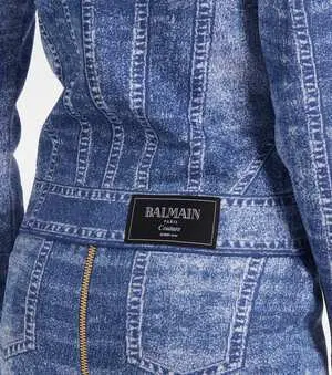 Balmain Trompe L'oeil Jacquard Cardigan