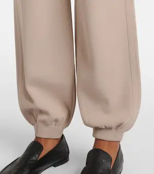 Max Mara Tirreno Crêpe Wide-leg Pants - Pink