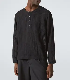 Commas Striped Henley Shirt