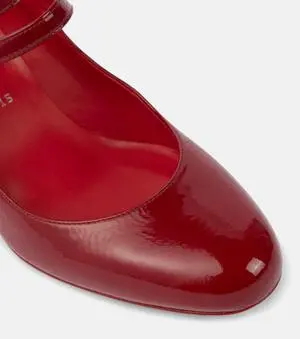CHRISTIAN LOUBOUTIN Miss Jane 55 Mary Jane Pumps - Red