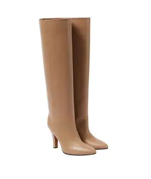THE ROW Prudens Leather Knee-high Boots