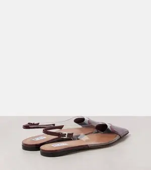 Alaïa Le Cœur Slingback Flats